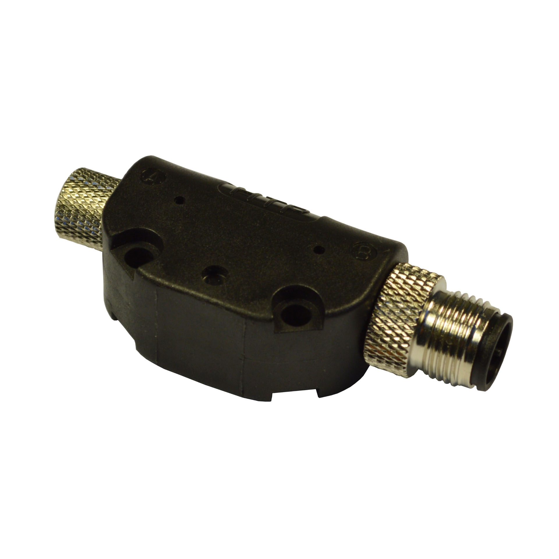 M8-M8 Adaptor,M8 Female 3P. - M8 Male 3P. ,Black. | HTP