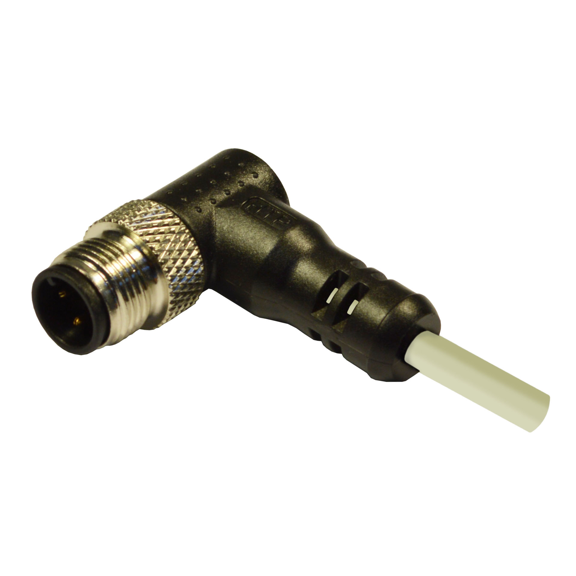 M12 Male,90°,4P.,Pvc/Pvc Cei2022,4X0,25Mm²,Grey,5M | HTP